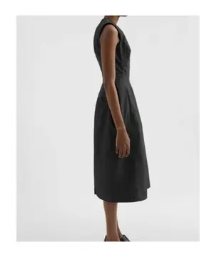 JIL SANDER Sleeveless A-line Midi Dress