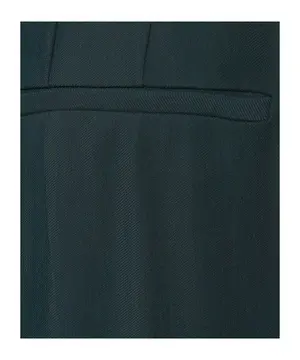 MUGLER Diagonal Cutout Wide-leg Trousers