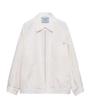 Prada Silk Faille Blouson Jacket