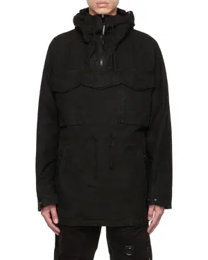 C.P. COMPANY Goggles Detail Zip-up Hooded Jacket