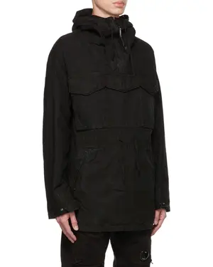 C.P. COMPANY Goggles Detail Zip-up Hooded Jacket