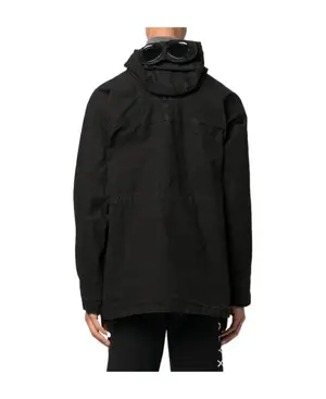 C.P. COMPANY Goggles Detail Zip-up Hooded Jacket