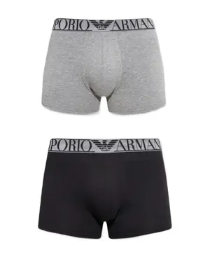 Emporio Armani Logo Boxer Panties Two-piece - Gray