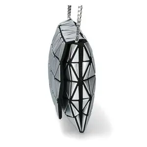 Issey Miyake Platinum Copret Crossbody Bag