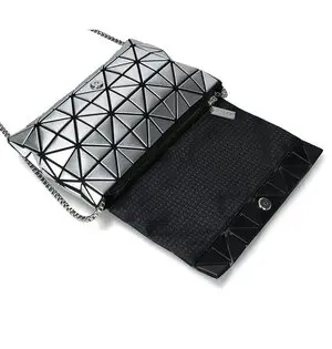 Issey Miyake Platinum Copret Crossbody Bag