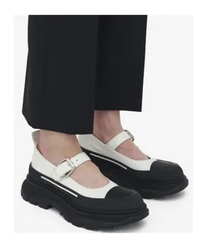 Alexander McQueen Buckle-strap Mary Jane Pumps