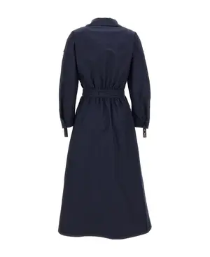 Etro Shirt Dress With Embroidered Ribbon Belt