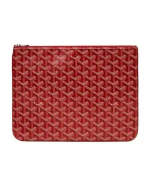 Goyard Senat Pouch Series Clutch - Red