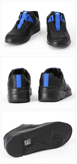 Dior Black Mesh Lace-up Sneakers