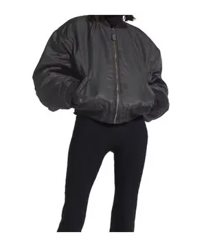 Balenciaga Standard Bomber Jacket - Black