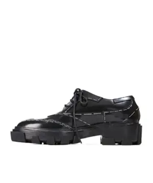 Balenciaga Stitched Lace-up Shoes