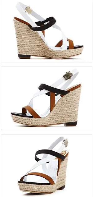 Dior Espadrille Wedge Sandals