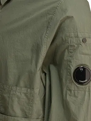 C.P. COMPANY Logo Plaque Poplin Shirt