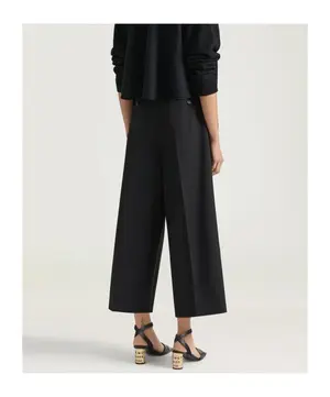 Givenchy Cropped Double Pleat Wool And Mohair Pants