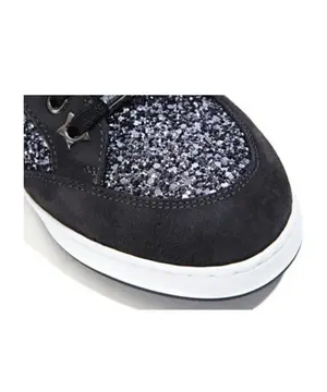 JIMMY CHOO Metal Pearl Mid-top Sneakers