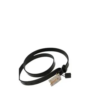Dolce & Gabbana Logo Belt - Black