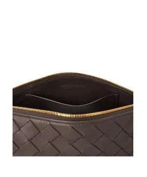 Bottega Veneta Woven Shoulder Bag - Black