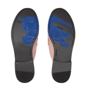 Burberry Leather Cadet Mules