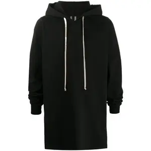 Rick Owens Longline Hoodie - Black