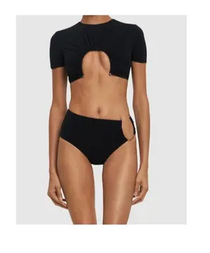 Christopher Esber U-prong Bikini Bottoms - Black