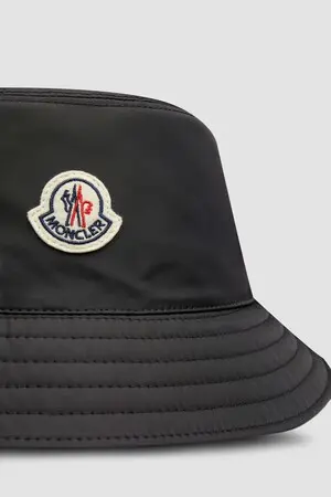 Moncler Logo Patch Bucket Hat