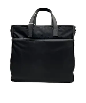 Prada Logo Patch Briefcase