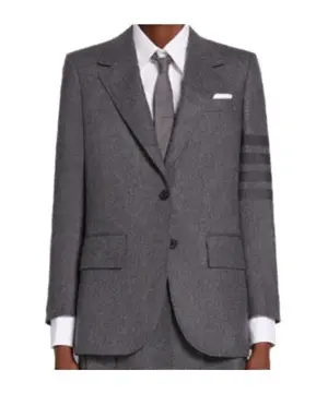 Thom Browne Long-sleeved Suit Coat With Notched Lapel