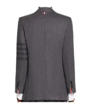 Thom Browne Long-sleeved Suit Coat With Notched Lapel