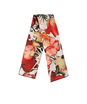 Alexander McQueen Floral Skull Scarf
