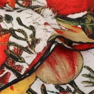 Alexander McQueen Floral Skull Scarf