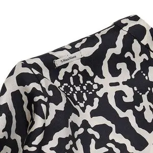 Max Mara Long Sleeve Graphic Print Top