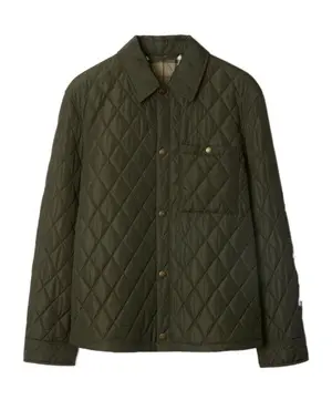 Burberry Long Sleeved Quilted Jacket - Shale