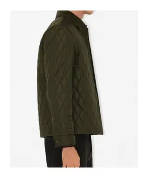 Burberry Long Sleeved Quilted Jacket - Shale