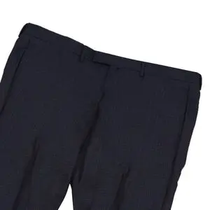 Gucci Tailored Checkered Pants - Navy