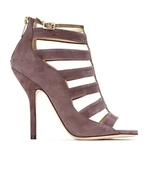 JIMMY CHOO Suede Stiletto Sandals