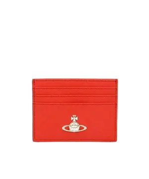 VIVIENNE WESTWOOD Square Card Holder - Orange