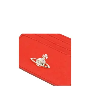 VIVIENNE WESTWOOD Square Card Holder - Orange