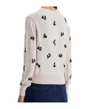 Maison Kitsuné Fancy Fox Embroidered Cardigan