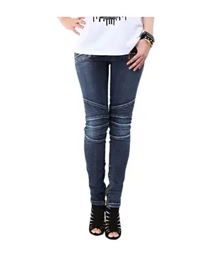 Balmain Moto Detailed Skinny Jeans