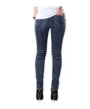 Balmain Moto Detailed Skinny Jeans
