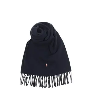 Polo Ralph Lauren Fringed Scarf - Dark Blue