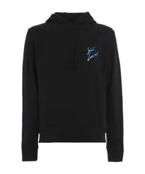 Saint Laurent Cotton Logo Hooded Sweater