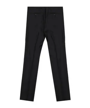 Gucci Belt Loops Pinstriped Casual Pants - Black