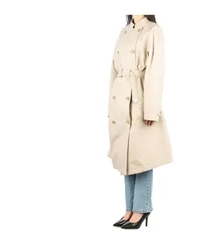 Prada Belted Double-breasted Long-sleeved Jacket