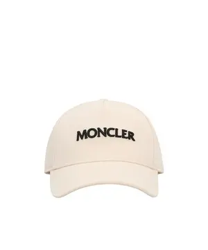 Moncler Logo Baseball Cap - White