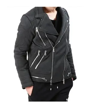 Balmain Double Zip Biker Jacket