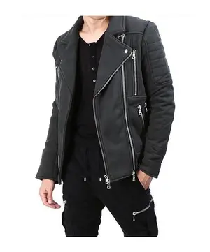 Balmain Double Zip Biker Jacket