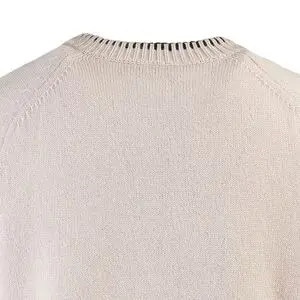 Max Mara Long Sleeve Crew Neck Sweater With Front Closure