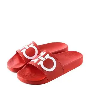 FERRAGAMO Logo Rubber Slides