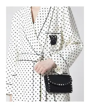 Valentino Garavani Embellished Flap Shoulder Bag